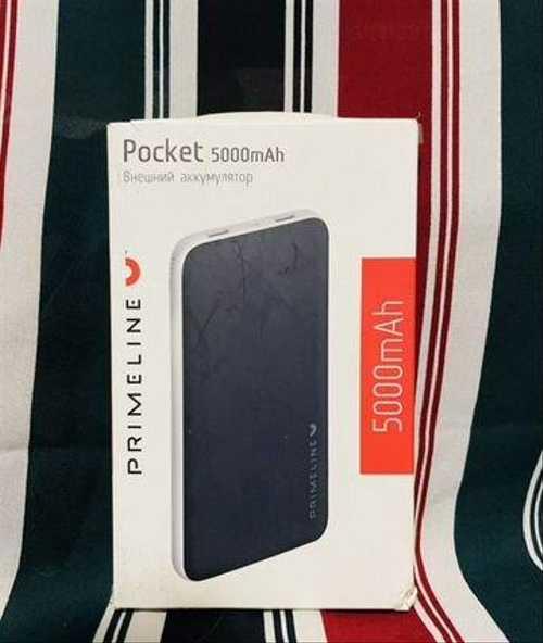 Внешний аккумулятор Pocket primeline 5000mAh