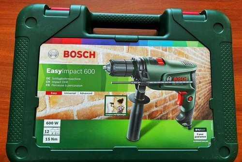 Ударная дрель bosch EasyImpact 600