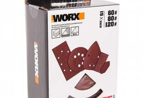 Набор шлифовальных листов worx WA2028 75 шт