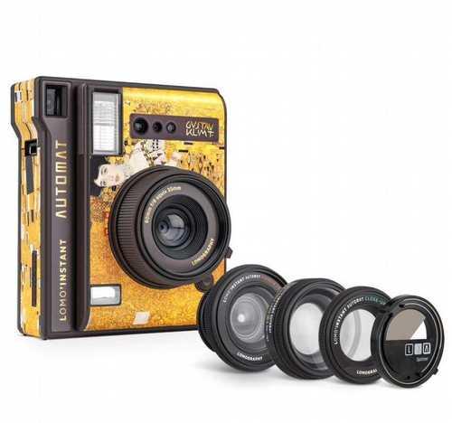 Фотоаппарат моментальной печати Lomography lomo'Instant Automat   Lenses Klimt Gold Leaf Edition