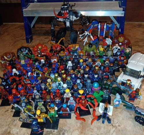 Lego minifigures marvel