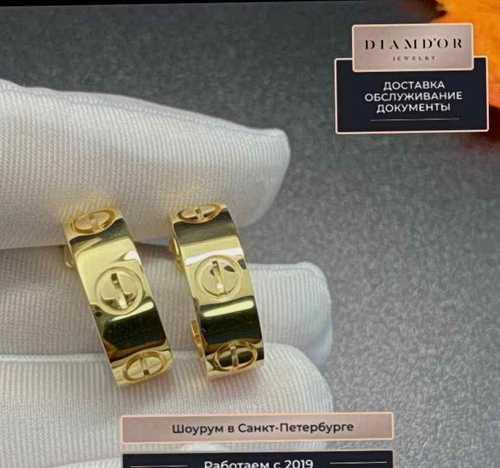 Cartier серьги Love