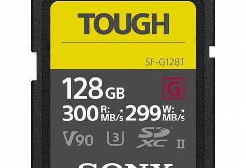 Защищенная карта Sony 128GB SF-G Tough sdxc 300MBs