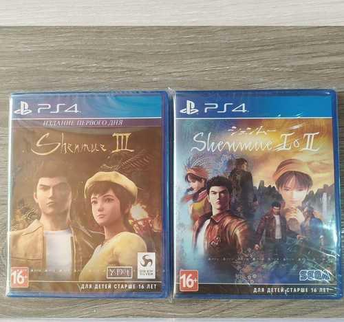 Shenmue ps4. Новые. Комплект