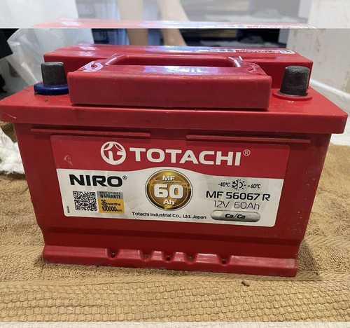 Аккумулятор totachi niro 60ah