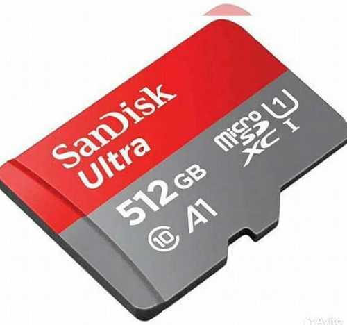 Карта памяти 512Gb - SanDisk Ultra microsdxc Class