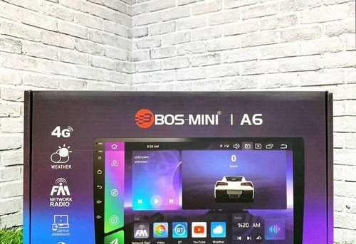 Android магнитола Bos Mini A6 4/64 Sim 9 дюймов