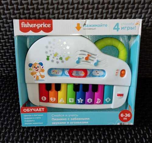 Новое пианино Fisher price смейся и учись