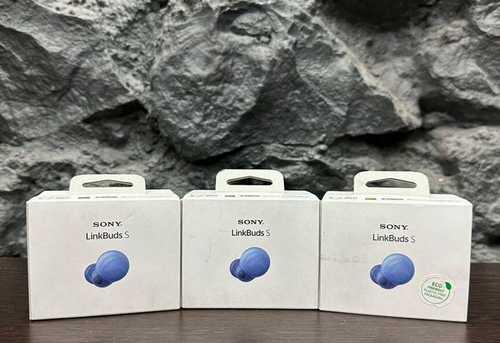 Наушники Sony linkbuds s синие/бежевые