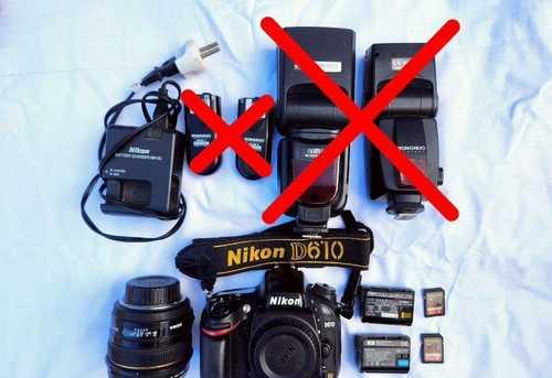 Продам фотоаппарат Nikon D610