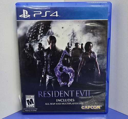 Resident Evil 6 (PS4) Б/У