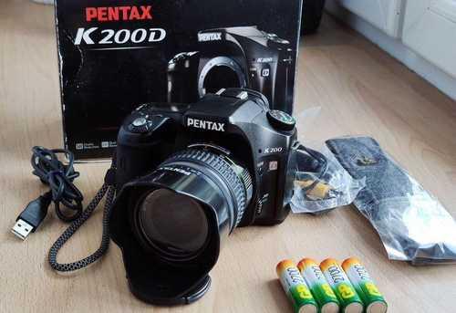 Pentax K200d kit 18-55 II