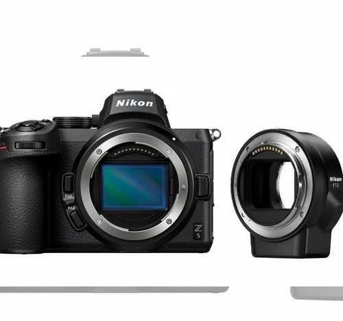 Цифровой фотоаппарат Nikon Z5 body   FTZ адаптер