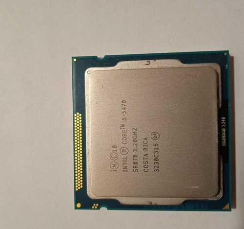 Процессор intel core i5 3470