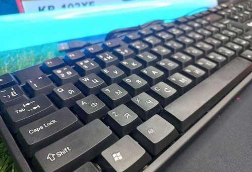Клавиатура проводная компьютерная 107 клавиш