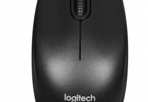 Мышь проводная Logitech B100