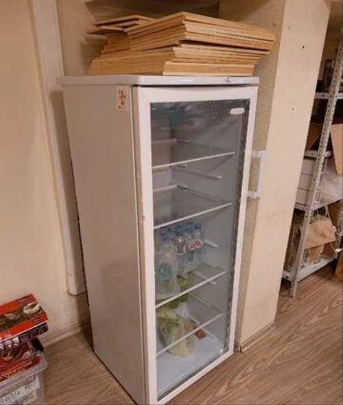 Холодильник Бирюса 290 со стеклянной дверью