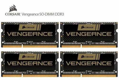 Память Corsair Vengeance SO-dimm DDR3 4Gb 4шт