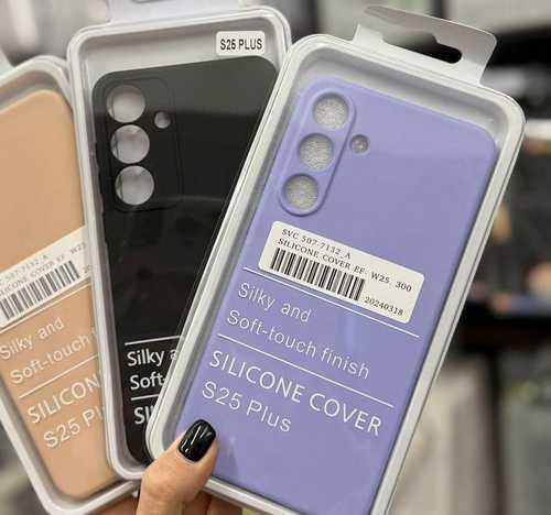 Чехол Silicone Cover для Samsung Galaxy S25 Plus