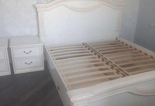 Кровать двухспальная 160 200 с ящиками