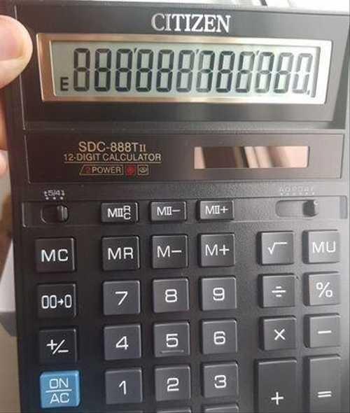 Калькулятор citizen sdc 888 T ii. Новые