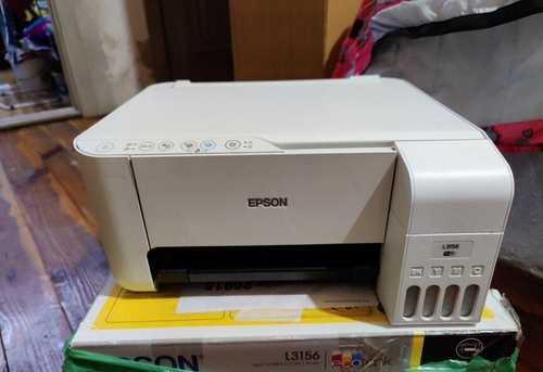 Мфу струйный epson l3156