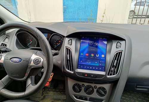 Android магнитола Tesla Ford Focus 3, есть Teyes