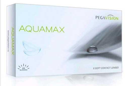 Линзы контактные 6 шт. двухнедельные AquaMax новые