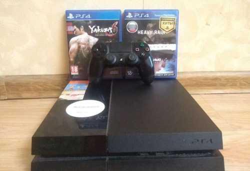 Sony PS4 Fat(500 gb) +игры