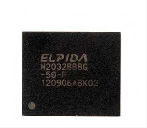 Видеопамять gddr5 128MB elpida w1032bbbg-50-F с ра