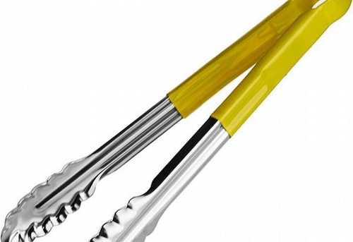 Щипцы универсальные желтая ручка «Проотель» Prohot