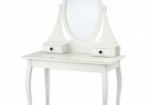 Хемнэс Туалетный столик с зеркалом белый. Новый