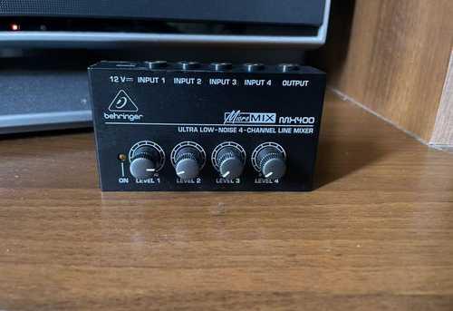 Микшерный пульт Behringer mx400