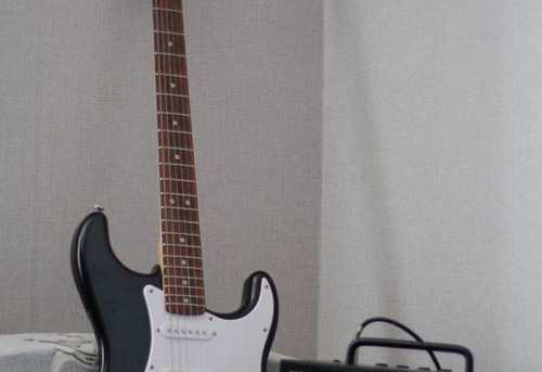 Гитара fender squier bullet Stratocaster HSS Black