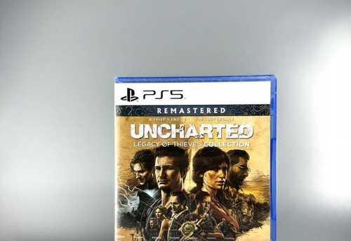 Uncharted legacy of thieves collection ps5 диск но