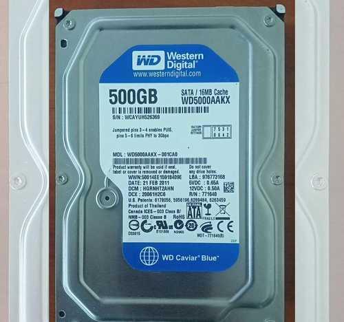 Hdd WD 500gb