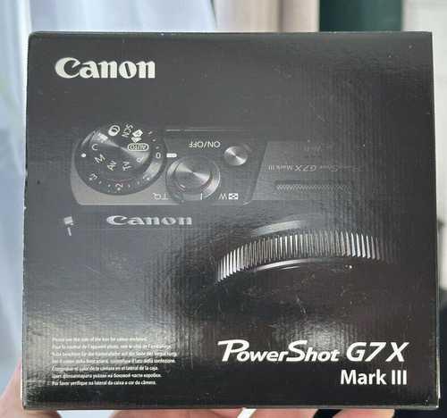 Новый Canon PowerShot G7 X Mark III