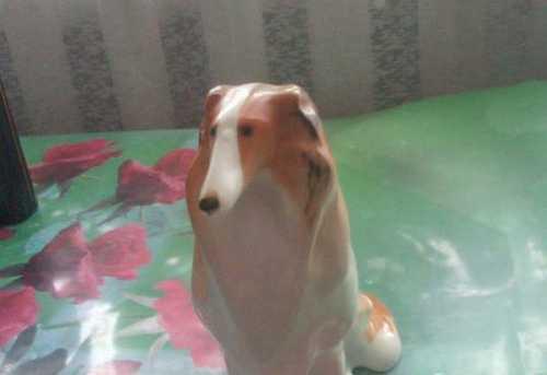 Фарфоровая статуэтка Собака Колли