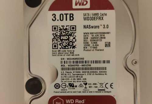 HDD WD Red 3 Tb