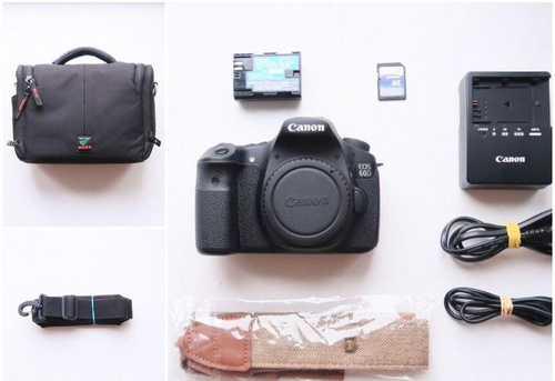 Фотоаппарат Canon 60d body (пробег 3400) + сумка