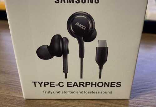 Наушники samsung akg type c earphones