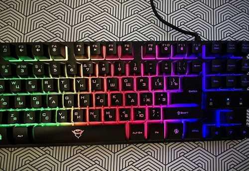 RGB) Клавиатура Trust GXT 833 thado