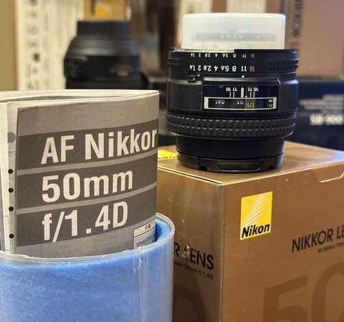 Объектив Nikon Nikkor Lens AF Nikkor 50mm f/1.4D Санкт-Петербург | Фототехника | Festima.Ru ...