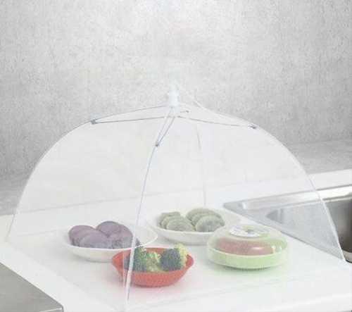Зонтик на стол, защита еды от мух