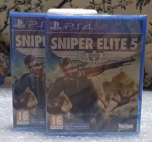 Sniper elite 5 ps4 (с дефектом)