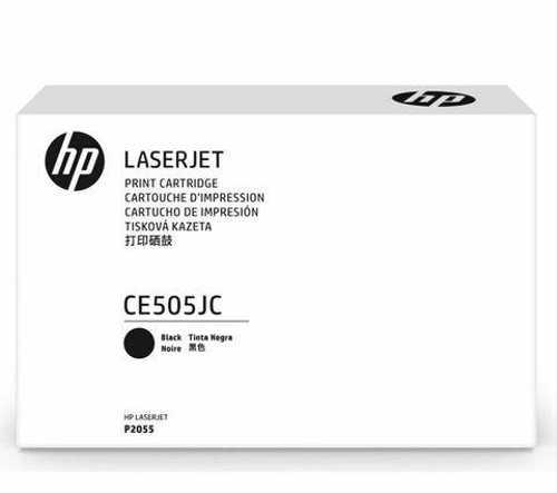 Оригинальный лазерный картридж HP CE505JC 05JC чёр