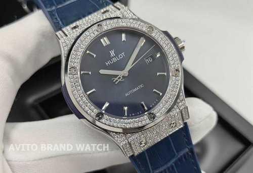 Часы с бриллиантами Hublot classic fusion 42 мм