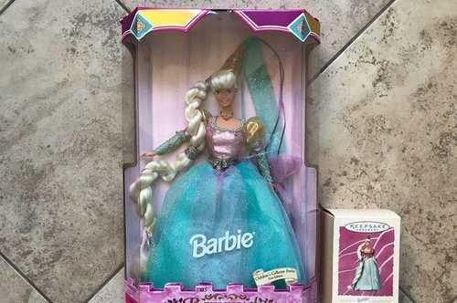 Барби as Rapunzel с ёлочной игрушкой