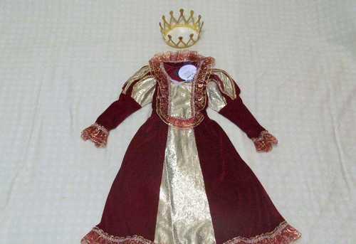 Новый костюм Царица 110 116 Королева принцесса