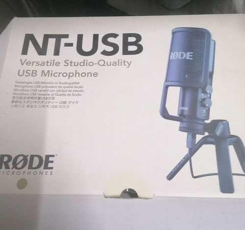 Студийный микрофон rode nt usb